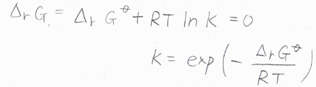 【大学の物理化学】平衡定数と反応ギブズエネルギーの関係について、わかりやすく解説！ – ばけライフ