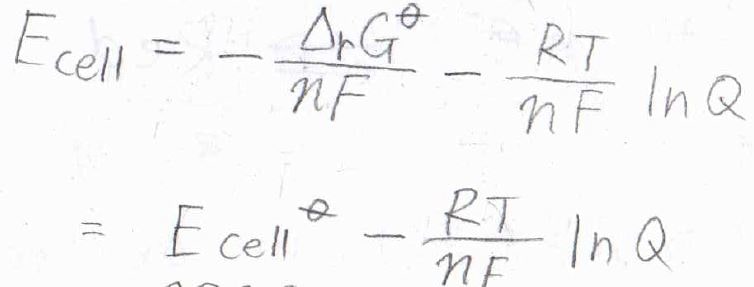 【大学の物理化学】電池の電位を考えるネルンストの式について、わかりやすく解説！ – ばけライフ